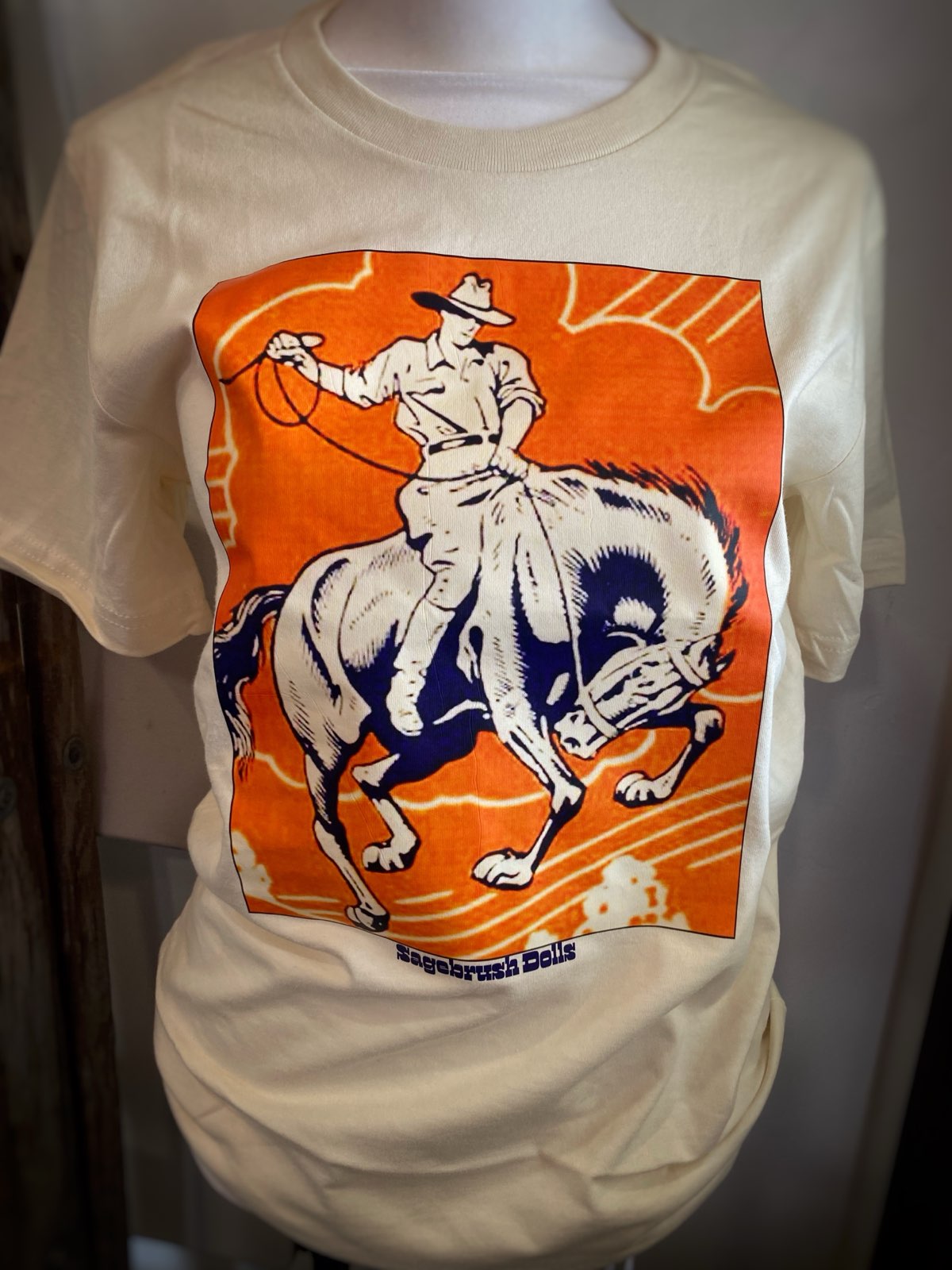 Saddless Bronc Rider Tee & Sweatshirt – Sagebrush Dolls